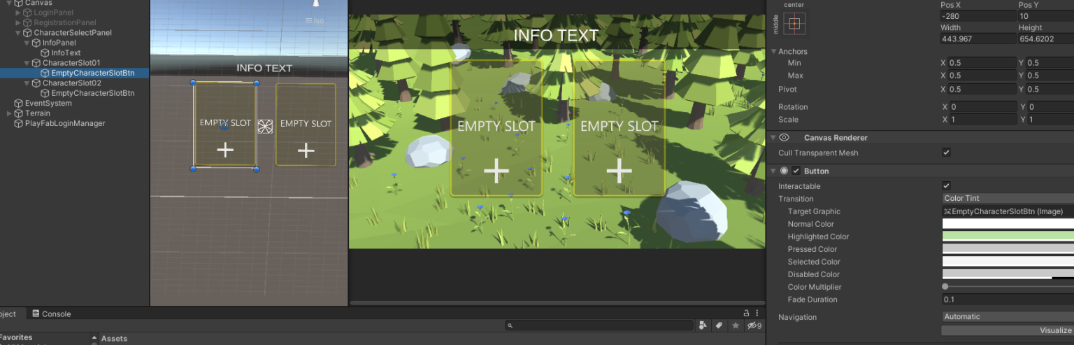Lets Make An “MMO” (DarkRift 2/Unity/PlayFab) Pt 8: PlayFab Character Creation And Selection ...